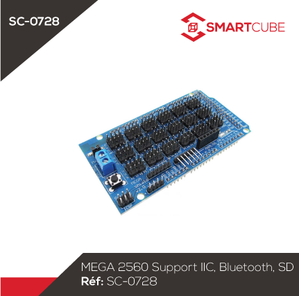 MEGA Sensor Shield V1.0 V2.0 MEGA 2560 Support IIC, Bluetooth, SD ...